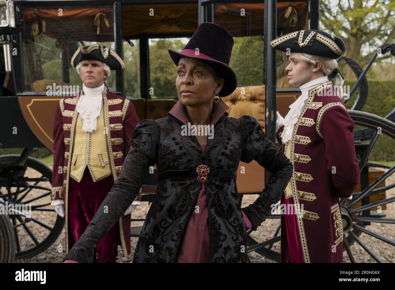 QUEEN CHARLOTTE: A BRIDGERTON STORY, center: Adjoa Andoh, 'Honeymoon ...