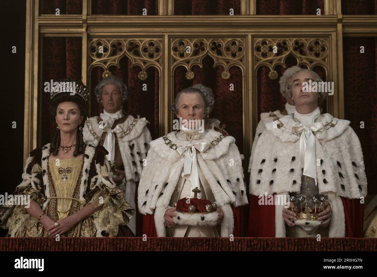 QUEEN CHARLOTTE: A BRIDGERTON STORY, bottom from left: Michelle Fairley ...