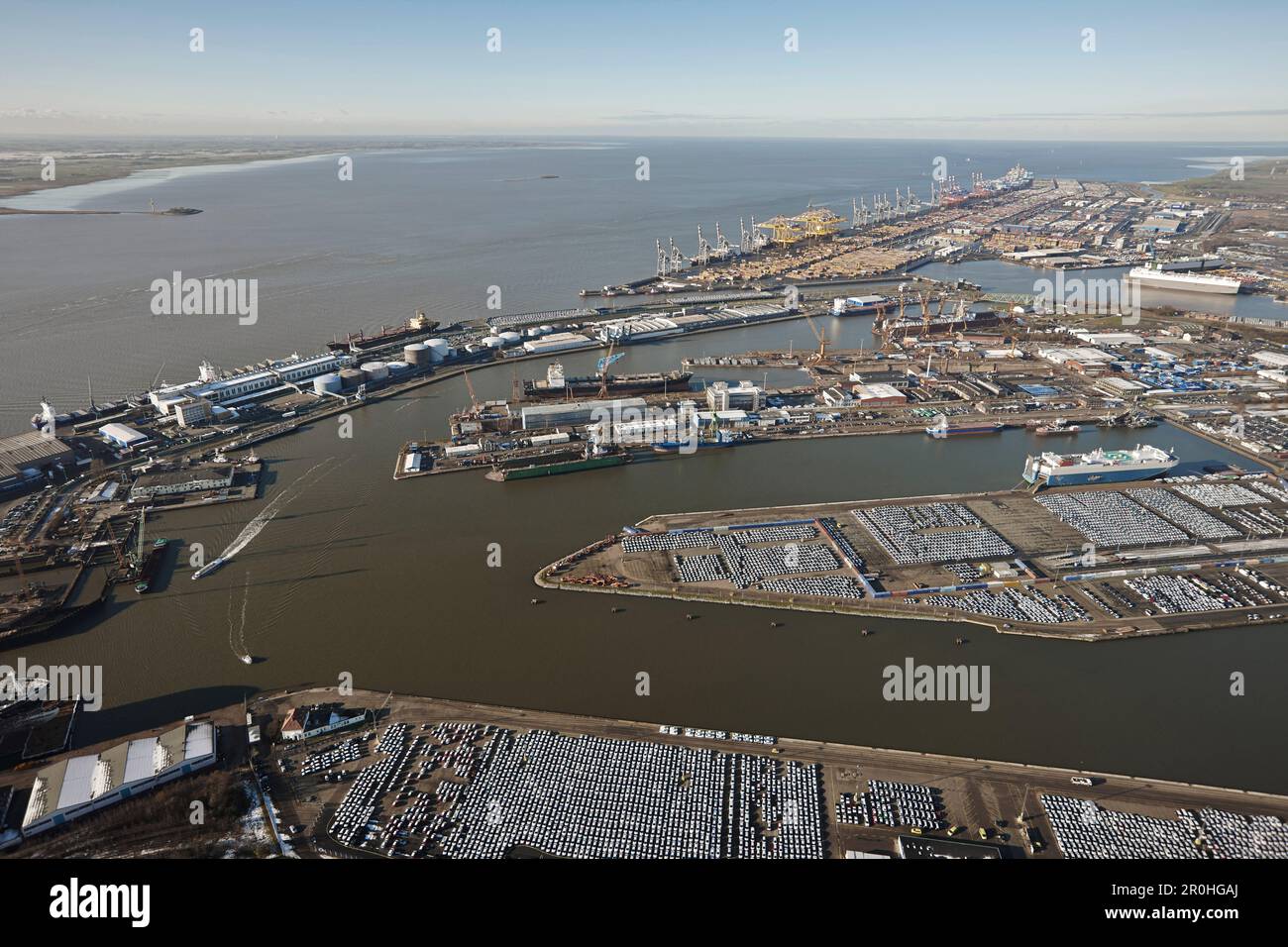 Port of Bremerhaven, Germany Stock Photo - Alamy