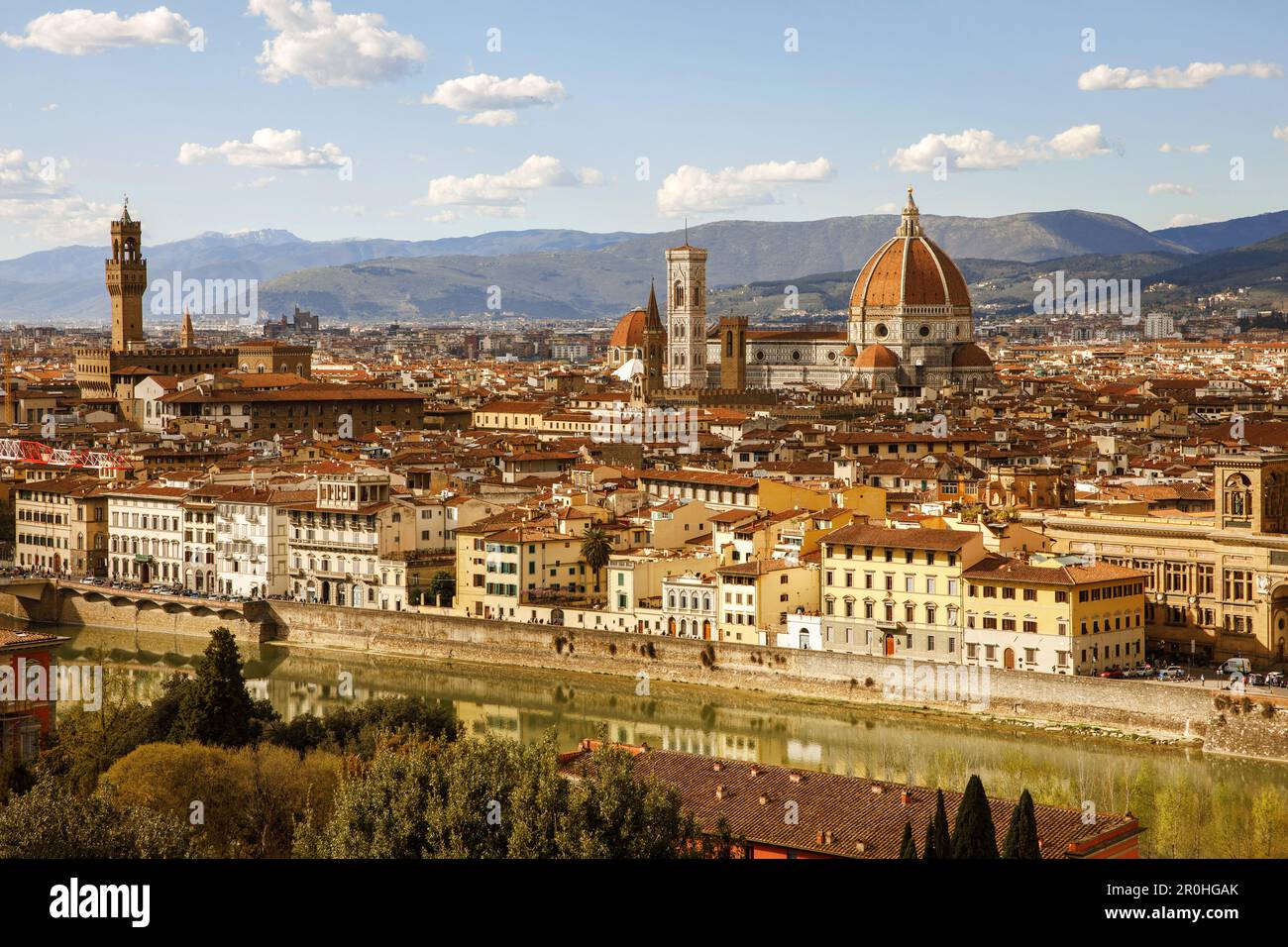 The best spring view of Florence, Italy Stock Photo - Alamy