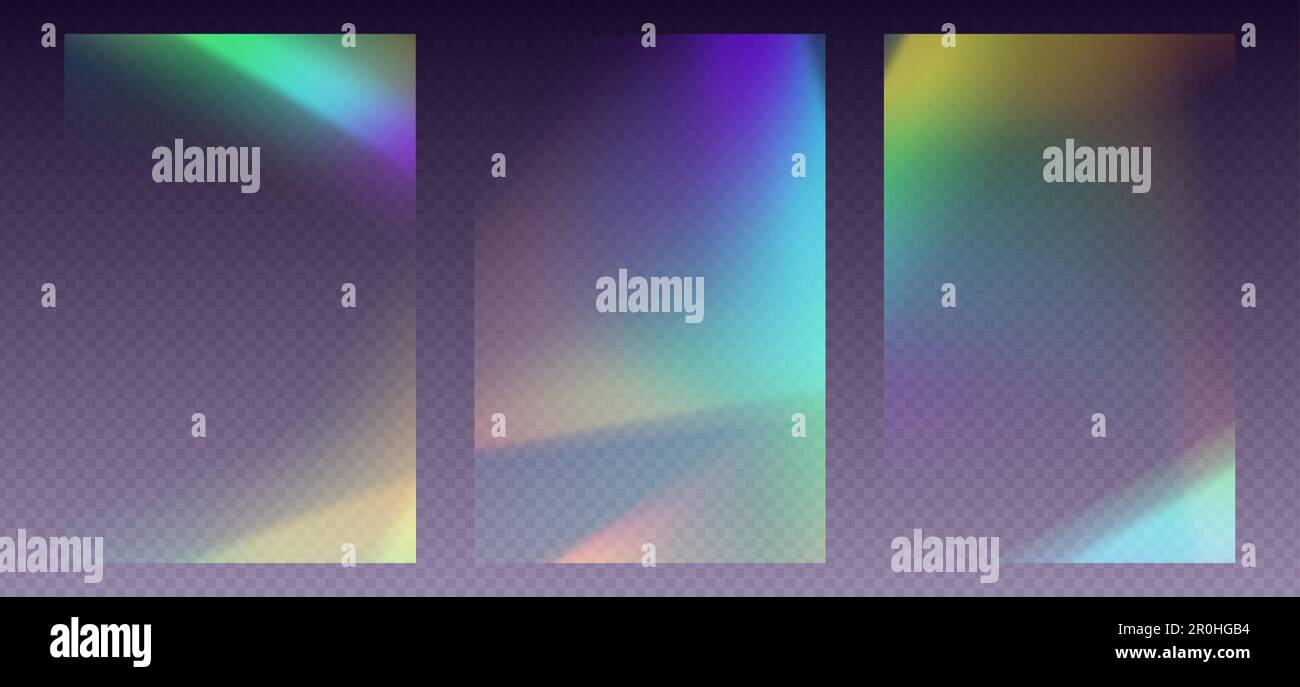 Crystal refraction overlay, leak flare, rainbow sunlight effect ...