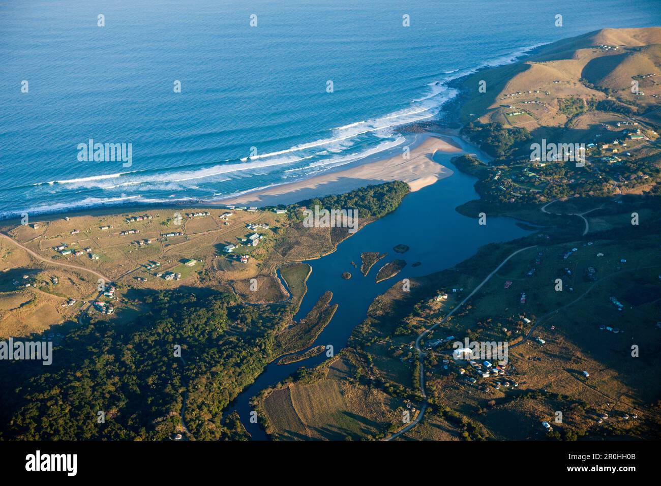 Landscape of Wild Coast, Mbotyi, Eastern Cap, South Africa Stock Photo ...