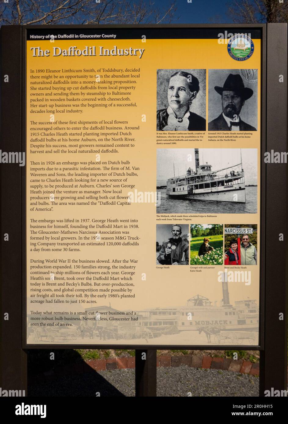 Sign information plaque historical marker markers hi-res stock ...