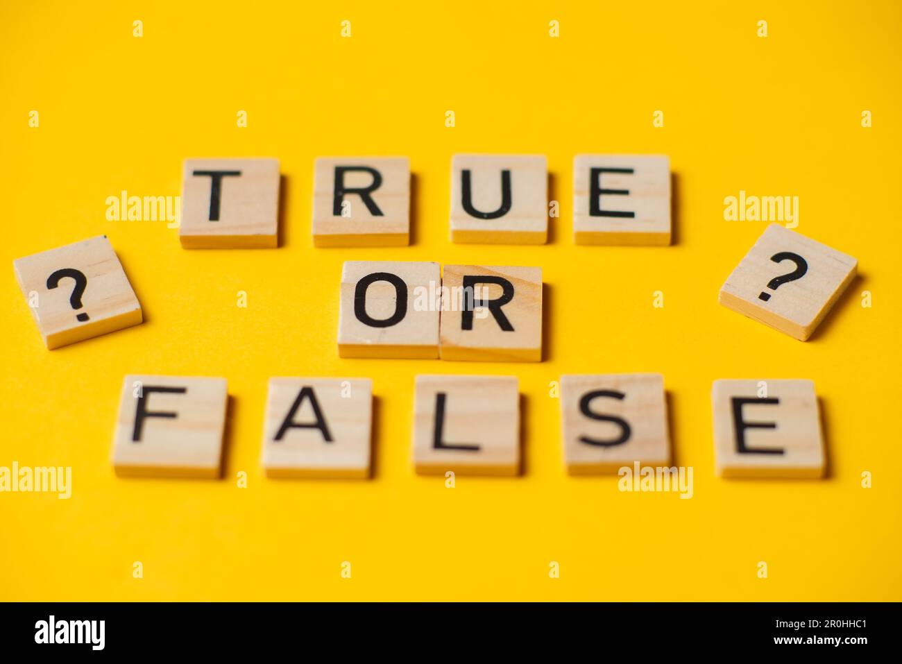 True Or False Words On A Yellow Background With A Question Mark Choice true-or-false-words-on-a-yellow-background-with-a-question-mark-choice