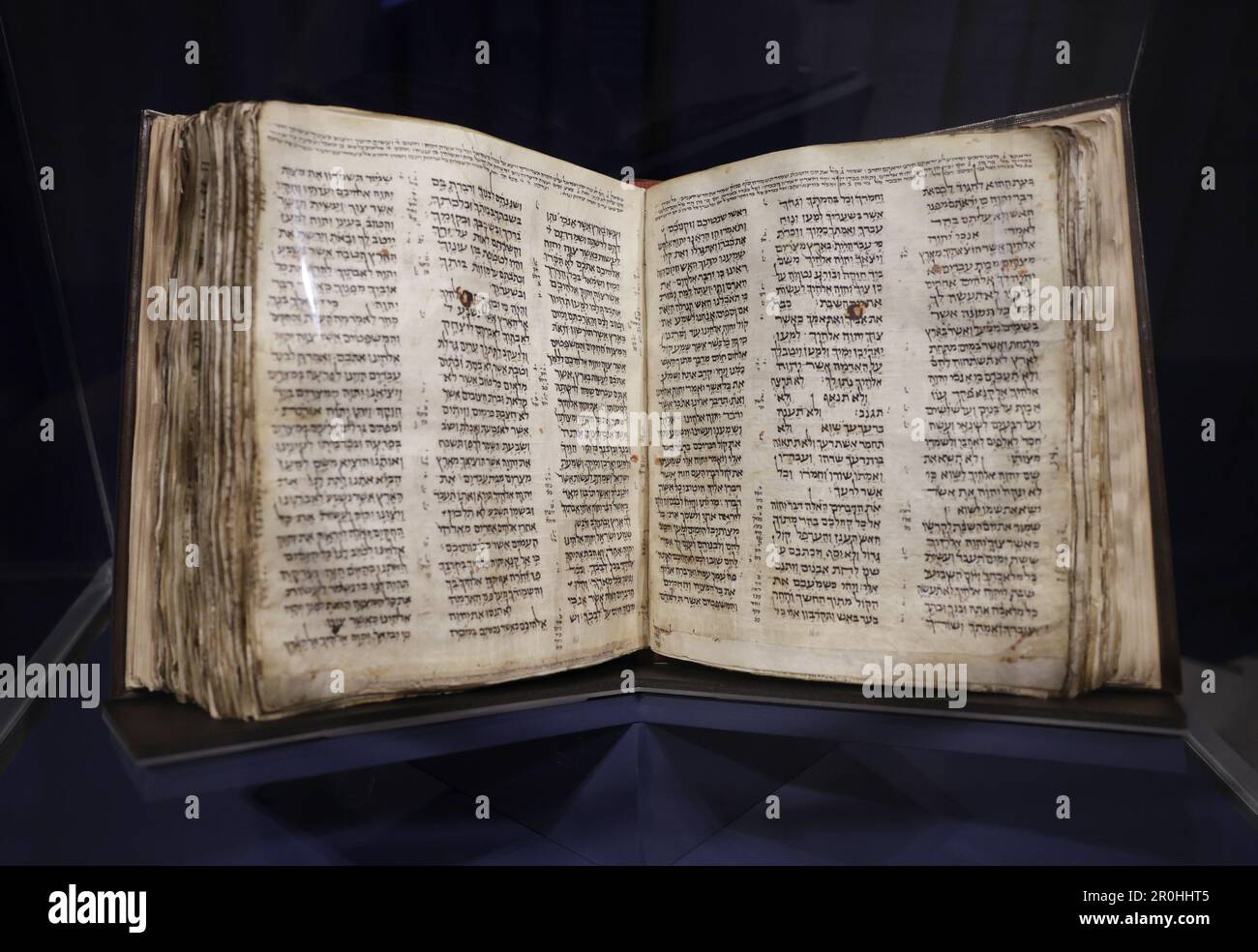 New York, United States. 08th May, 2023. The Codex Sassoon Hebrew Bible ...
