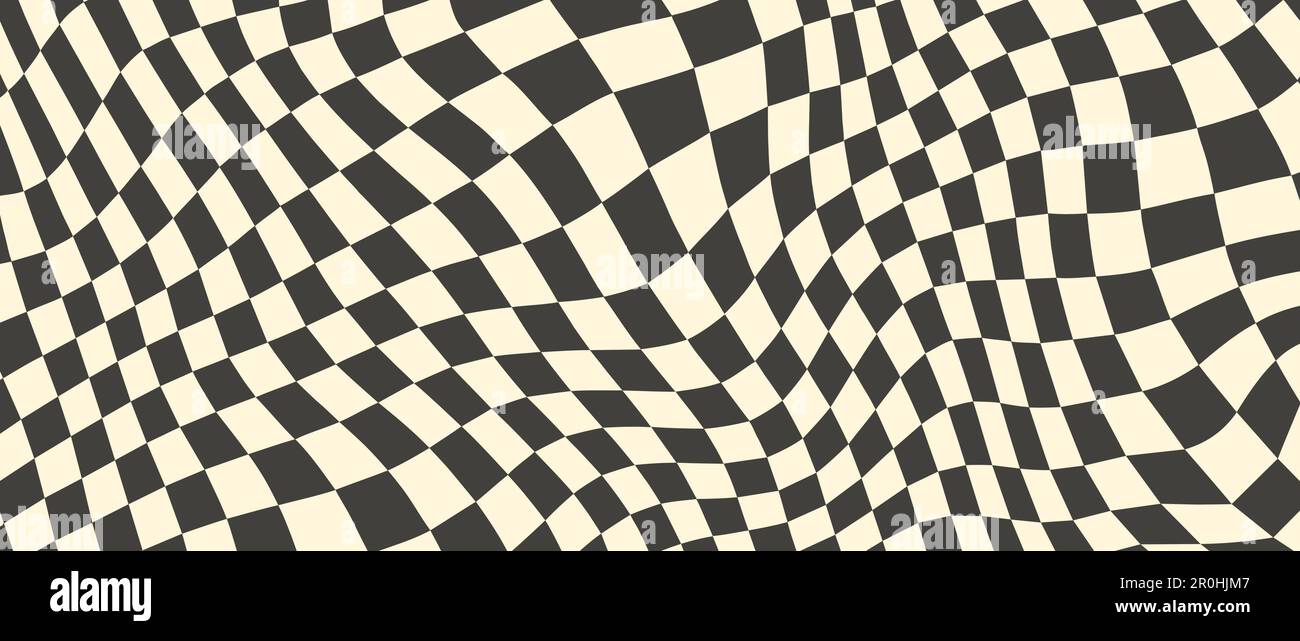 Trippy checkerboard background. Retro psychedelic checkered wallpaper ...