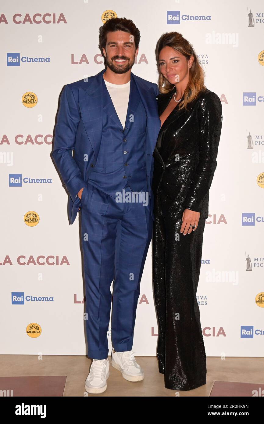 Rome, Italy. 08th May, 2023. Mariano Di Vaio (l) and Eleonora Brunacci ...