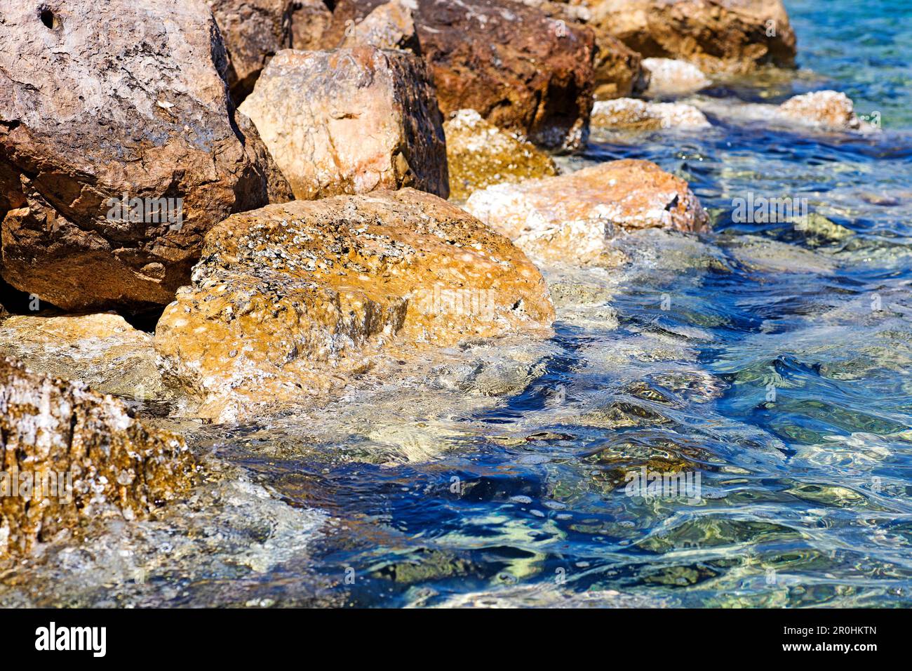 Sea rocks close up nature background high quality metal prints summer ...