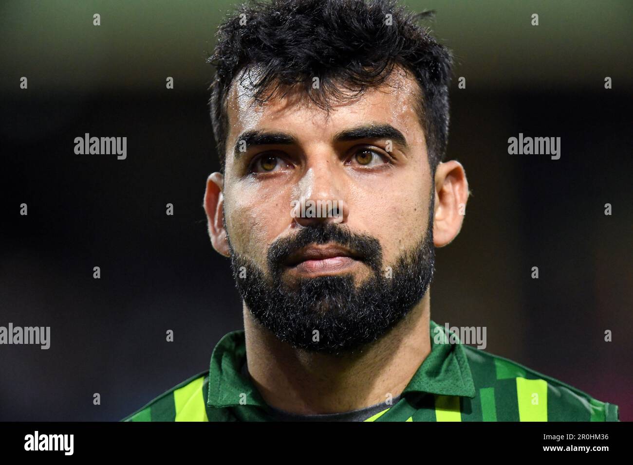 Sydney, Australia, 3 November, 2022. Shadab Khan of Pakistan looks on ...