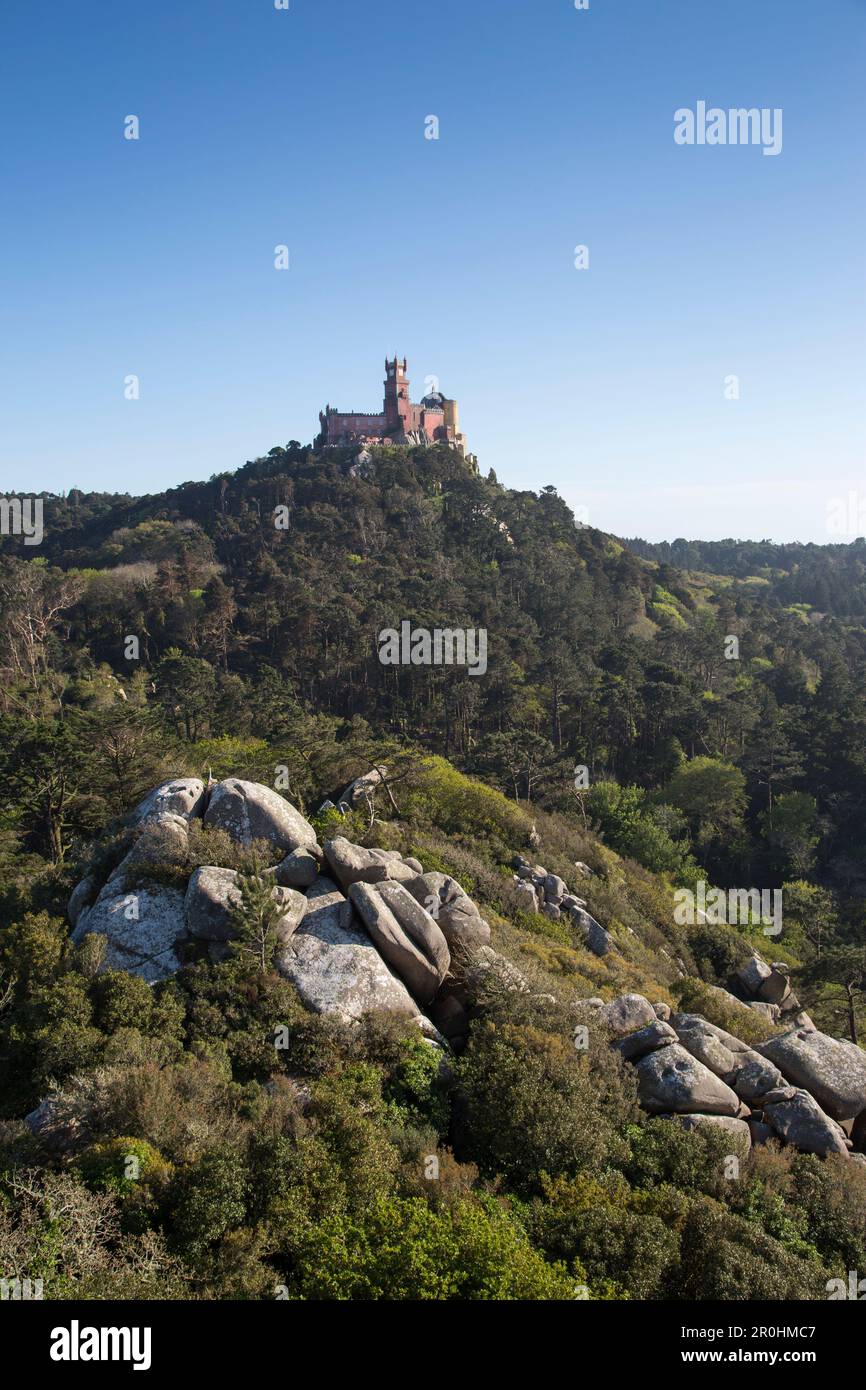 Palacio Nacional da Pena (Pena National Palace) seen from Castelo ...
