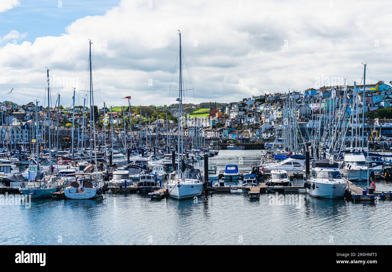 Beautiful fishing port of brixham hi-res stock photography and images ...