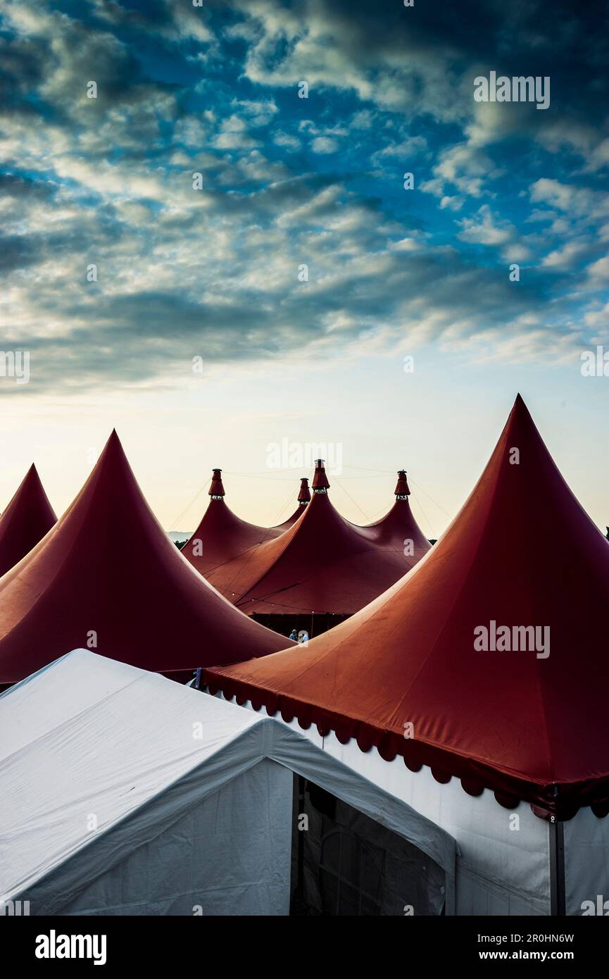 Party tent dusk hi-res stock photography and images - Alamy