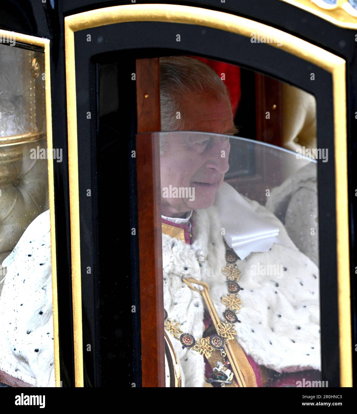 London, England. UK. 06 May, 2023. King Charles lll arrives at ...