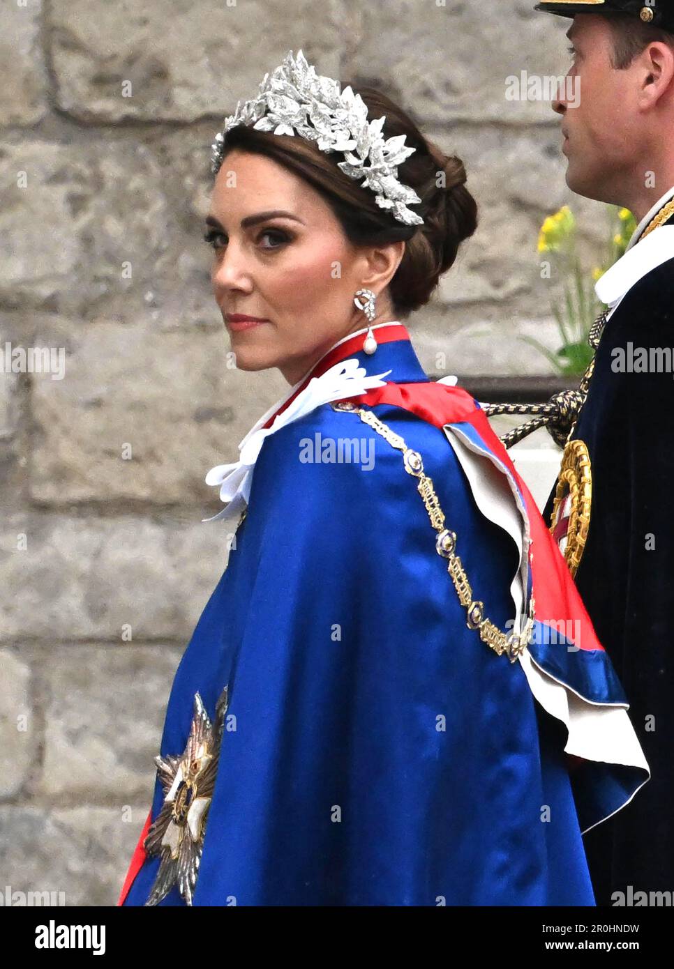 London, England. UK. 06 May, 2023. Catherine, Princess of Wales arrives ...
