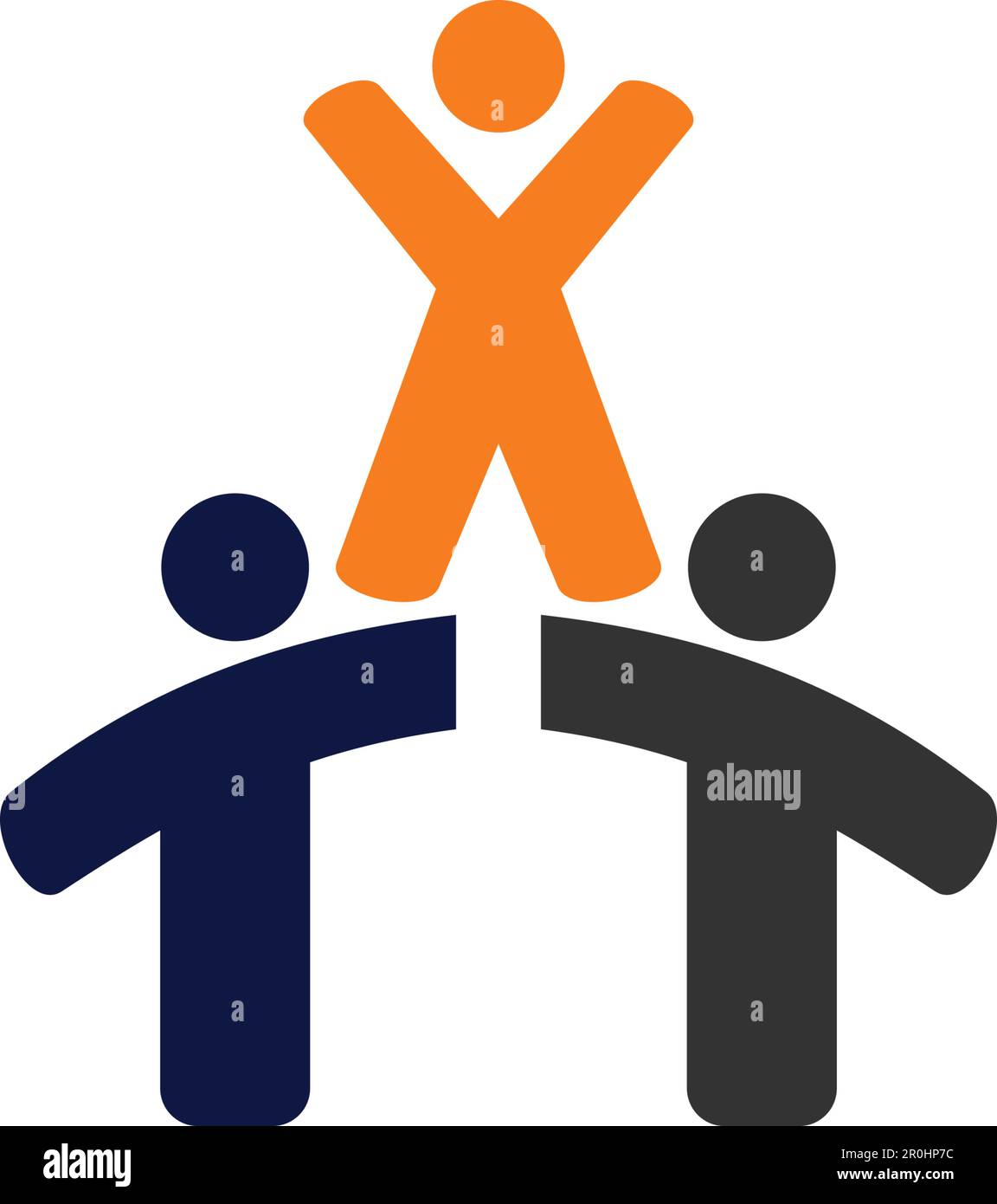 unity logo template. Icon Illustration Brand Identity. Isolated and ...