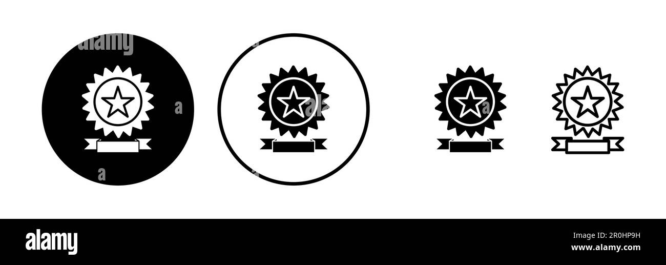 Achieve icon vector. medal icon vector. award. Certificate Stock Vector ...