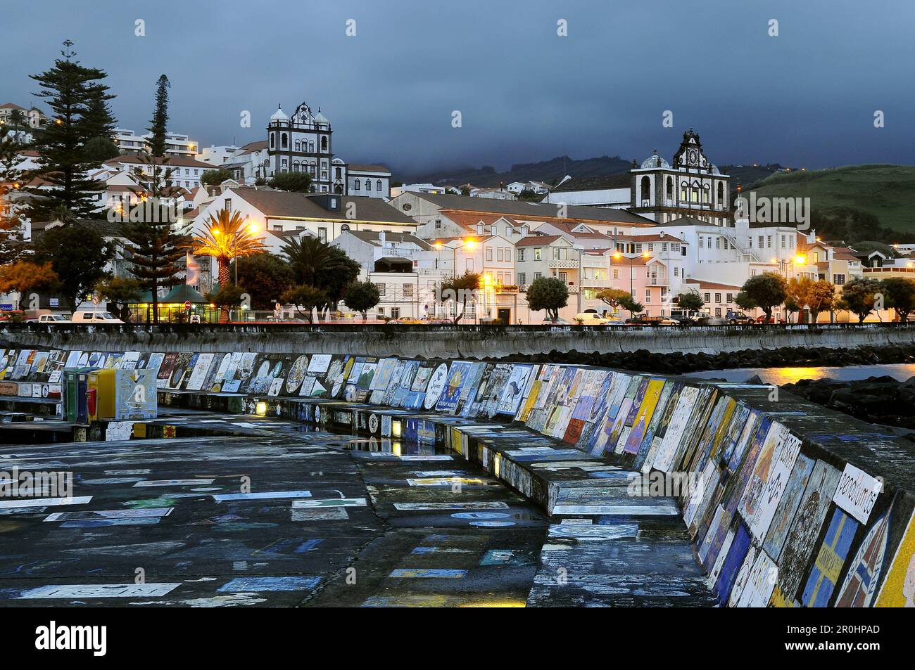At Horta marina, Island of Faial, Azores, Portugal Stock Photo - Alamy
