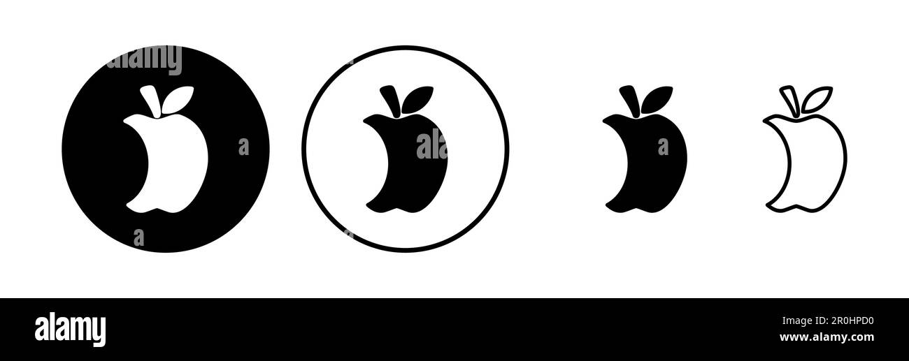 Apple icon vector. apple symbol Stock Vector Image & Art - Alamy