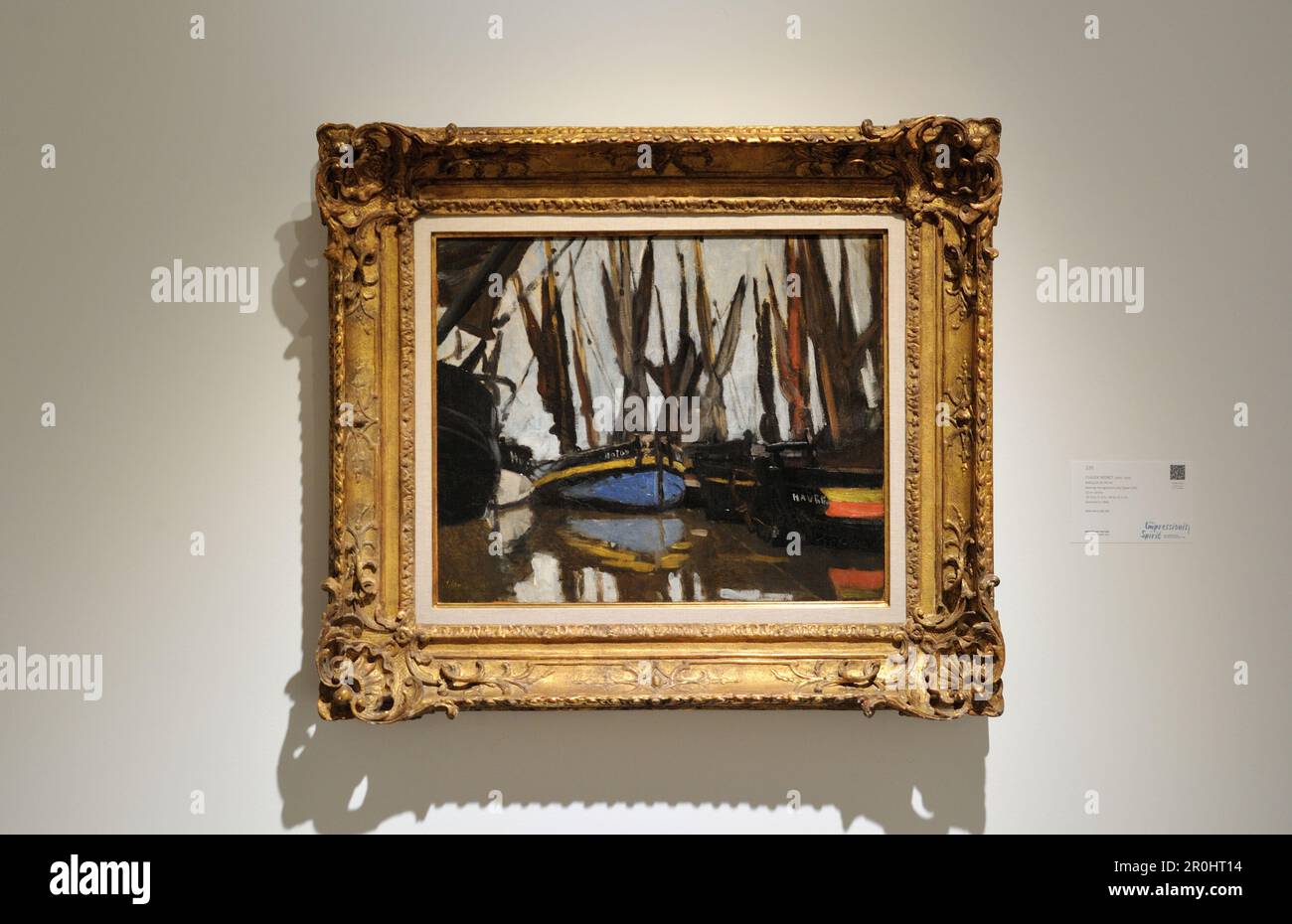 New York, USA. 08th May, 2023. Barques de Peche by Claude Monet ...
