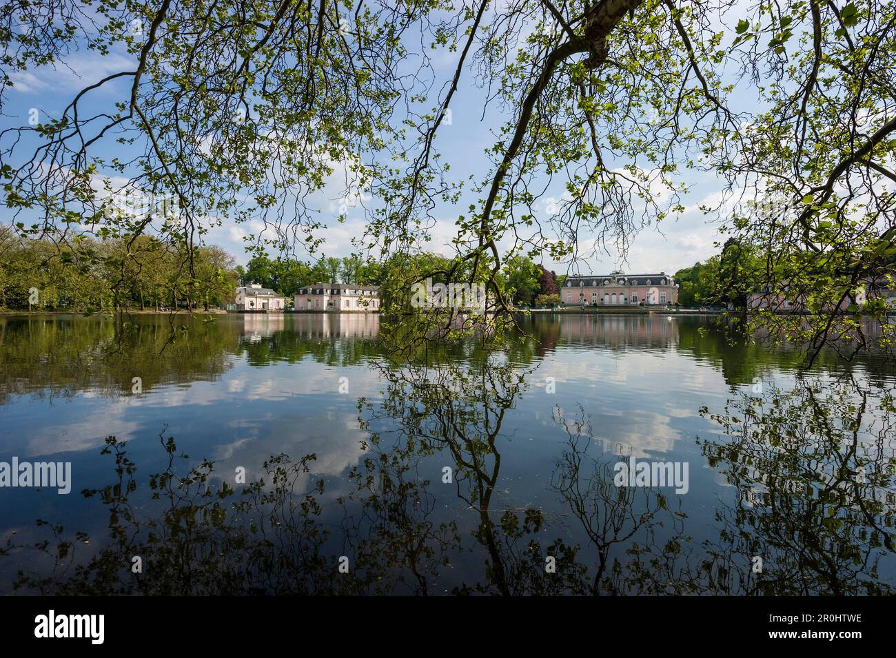 Schloss Benrath (Benrath Palace), Duesseldorf, North Rhine-Westphalia ...