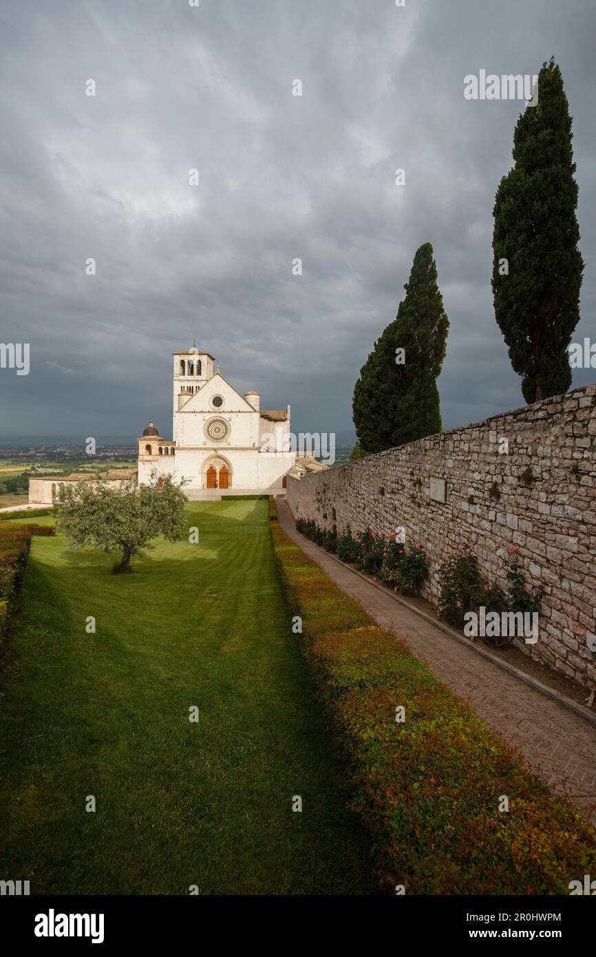 Basilica of San Francesco d Assisi, Assisi, UNESCO World Heritage Site ...