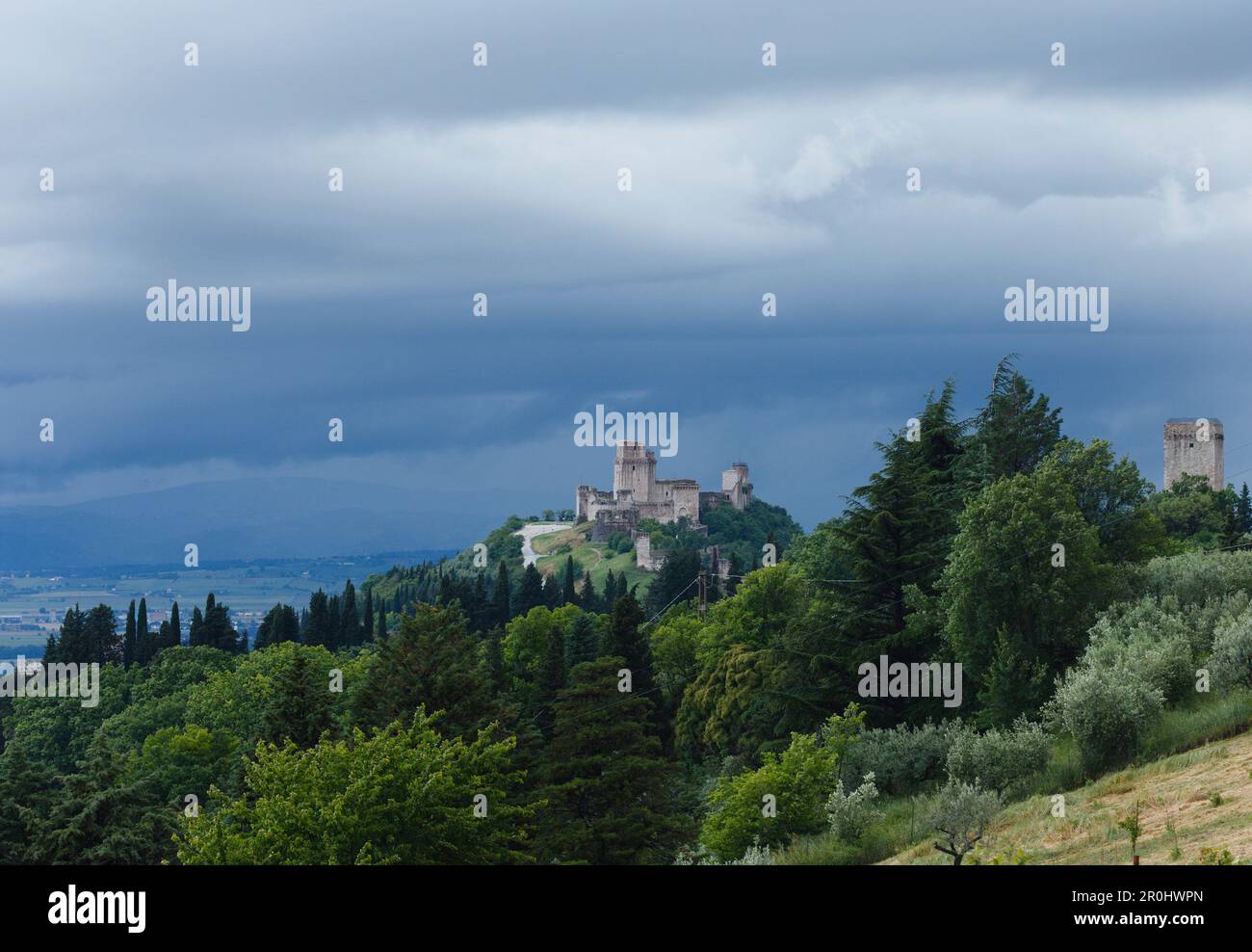 Rocca Maggiore fortress, Assisi, UNESCO World Heritage Site, St ...