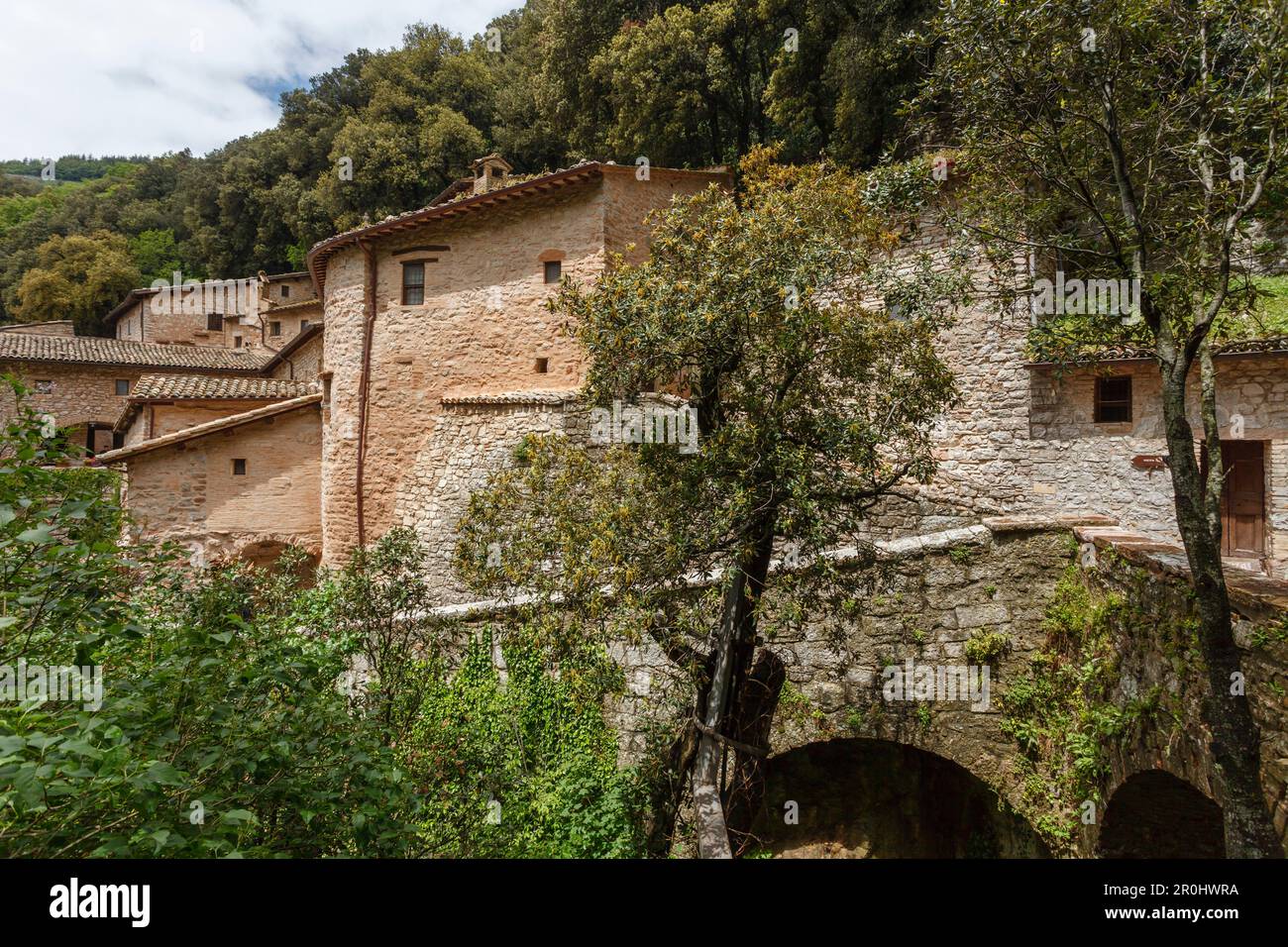Eremo delle Carceri, monastery, hermitage, Woods above Assisi, Monte ...