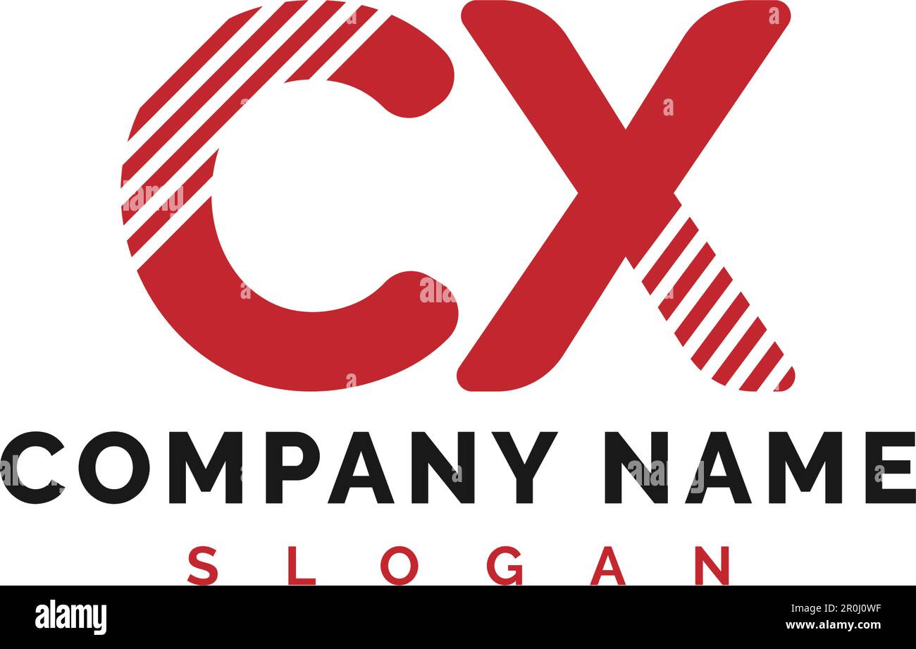 CX Letter Logo Design. CX letter logo Vector Illustration - Vector ...