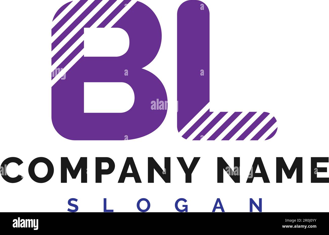 BL Logo Design. BL Letter Logo Icon Vector Illustration - Vector Stock ...