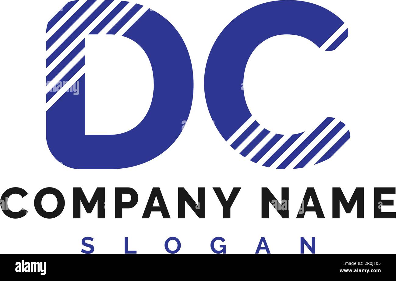 DC Letter Logo Design. DC letter logo Vector Illustration - Vector Stock Vector Image & Art - Alamy