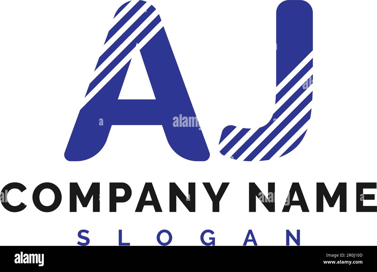 Aj letter logo hi-res stock photography and images - Alamy