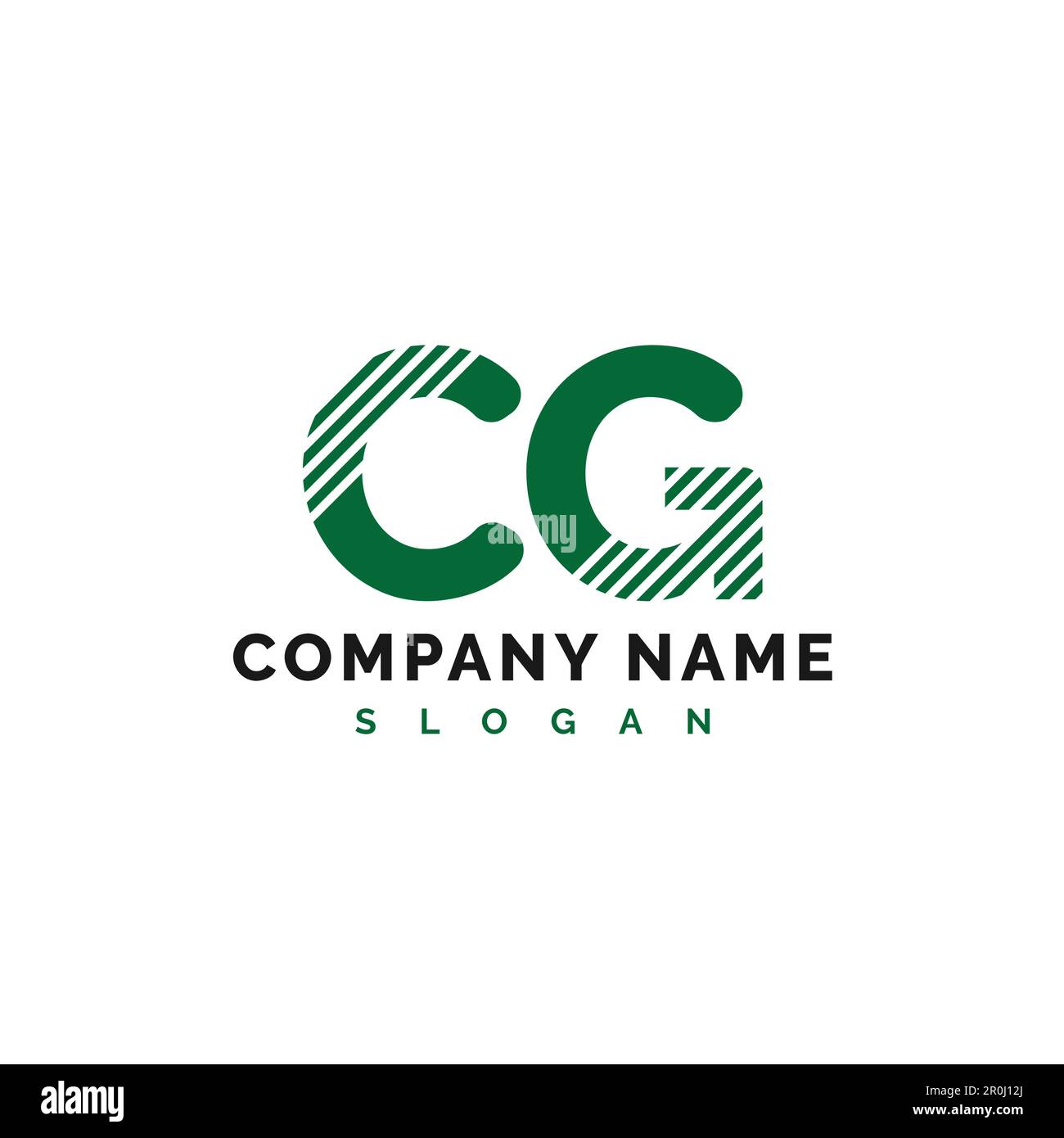 CG Letter Logo Design. CG letter logo Vector Illustration - Vector ...