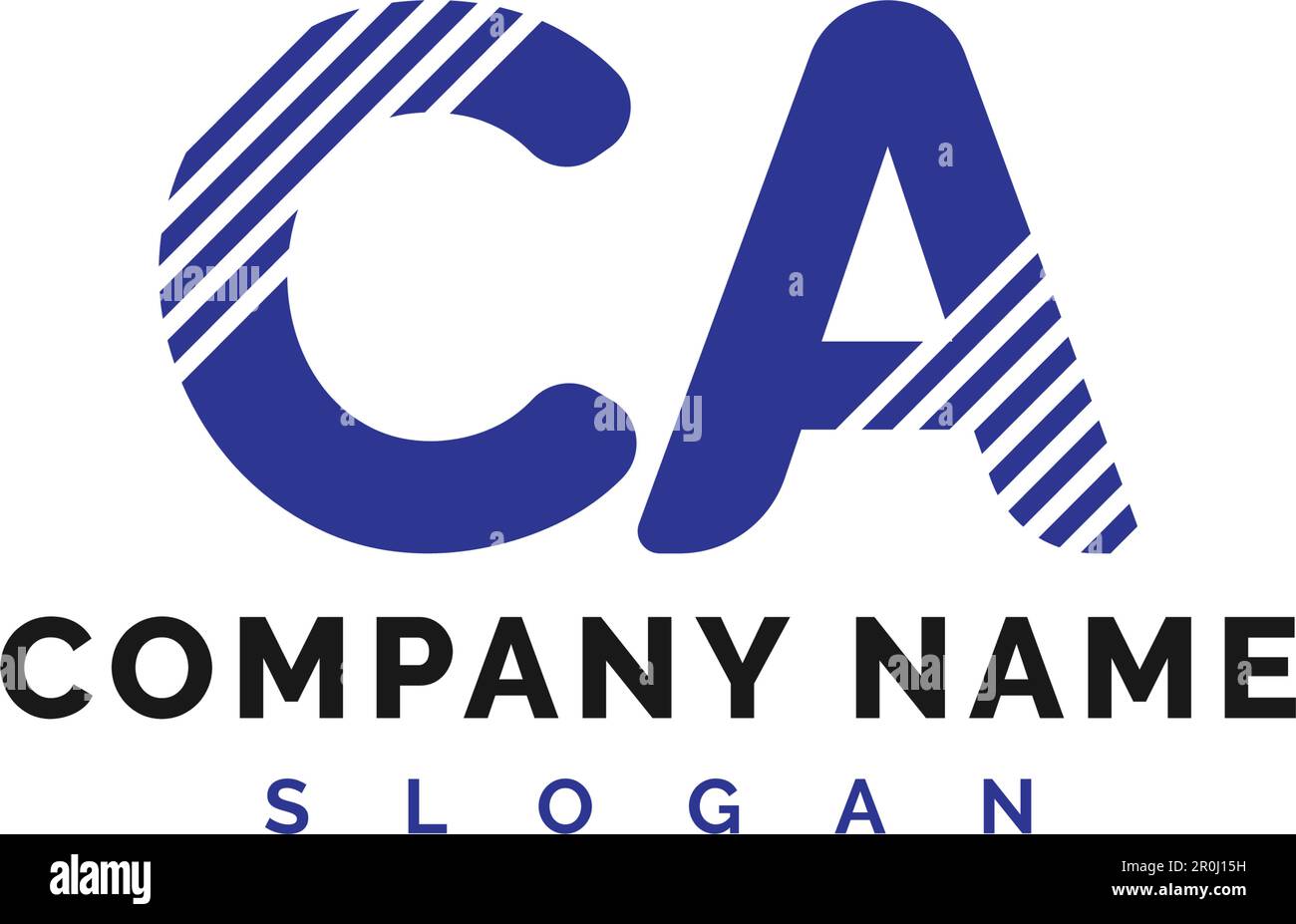 CA Letter Logo Design. CA letter logo Vector Illustration - Vector ...