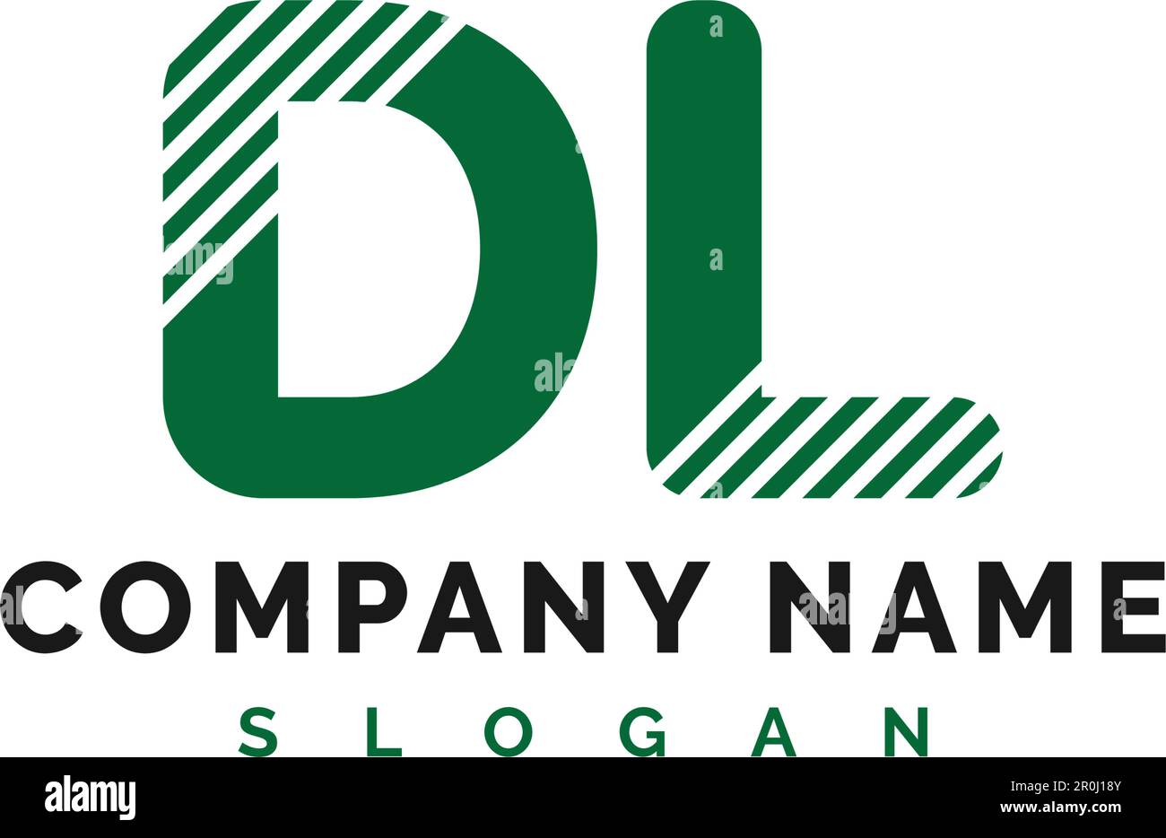 DL Letter Logo Design. DL letter logo Vector Illustration - Vector ...