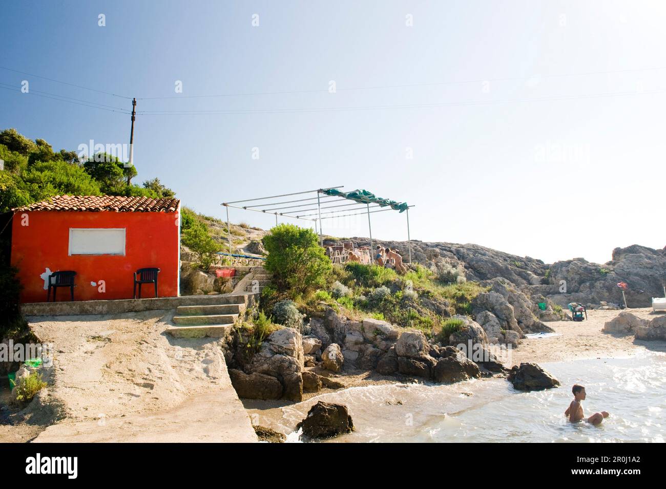 Beach, Sipanska Luka, Sipan, Elaphites, Croatia Stock Photo - Alamy
