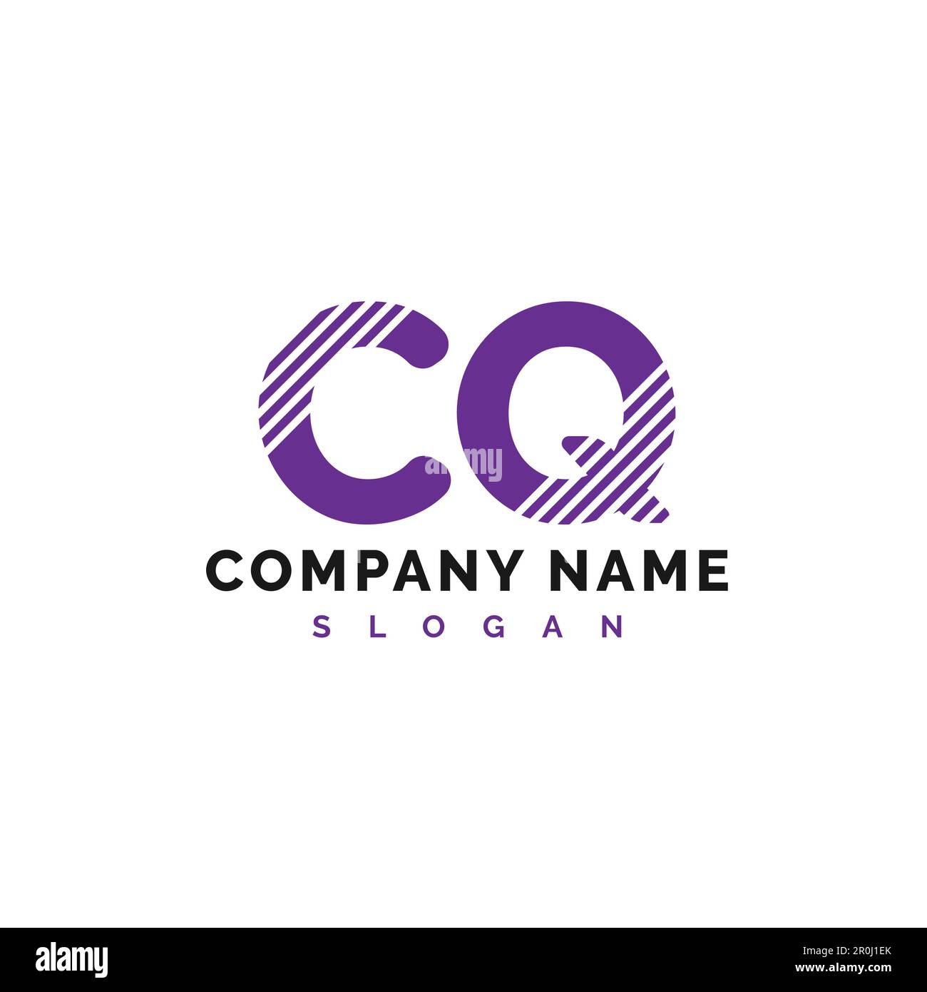 CQ Letter Logo Design. CQ letter logo Vector Illustration - Vector ...