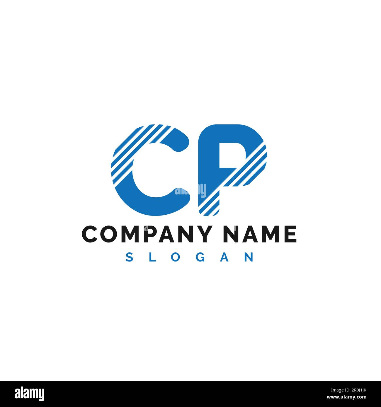 CP Letter Logo Design. CP letter logo Vector Illustration - Vector ...