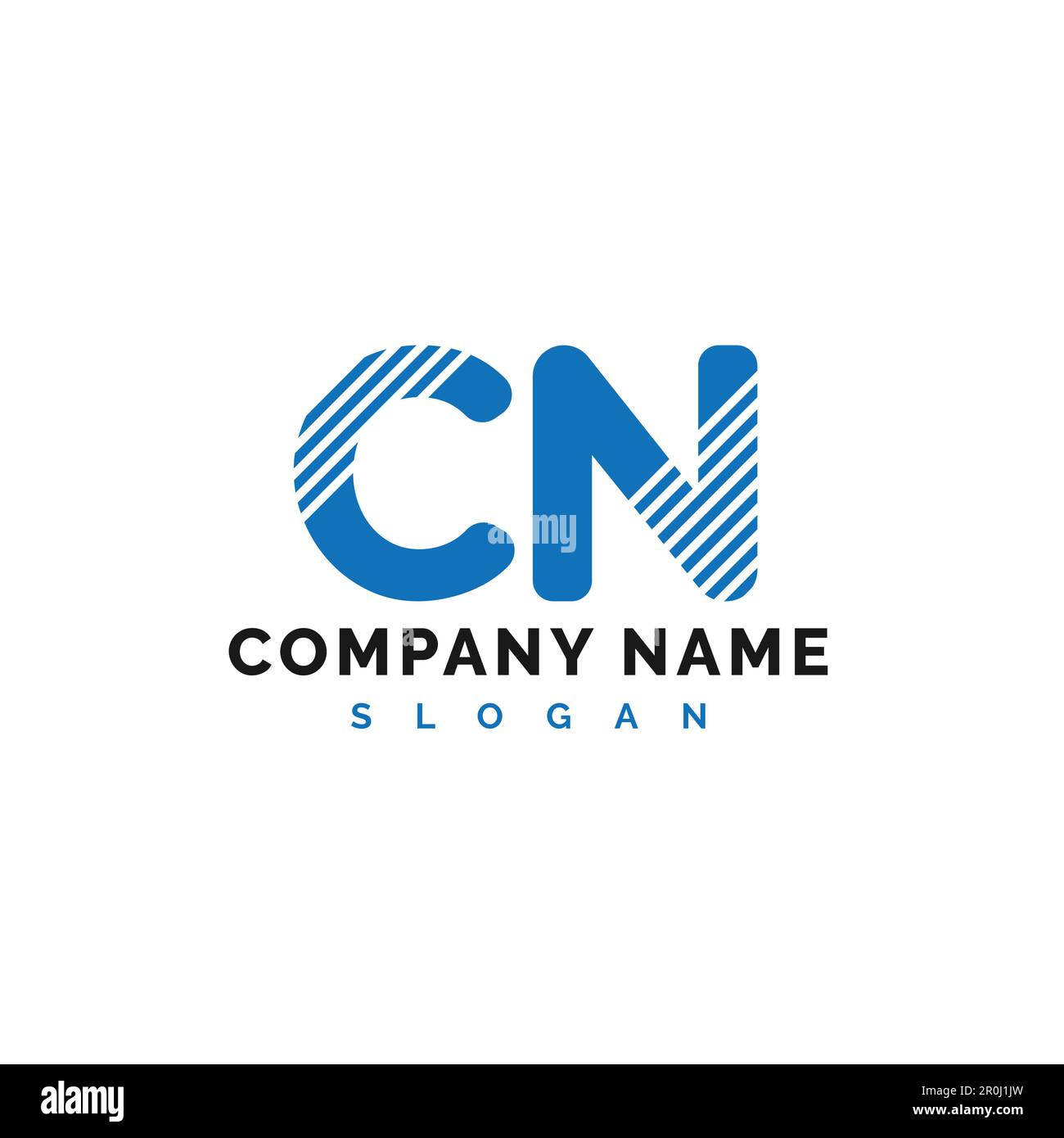 CN Letter Logo Design. CN letter logo Vector Illustration - Vector ...