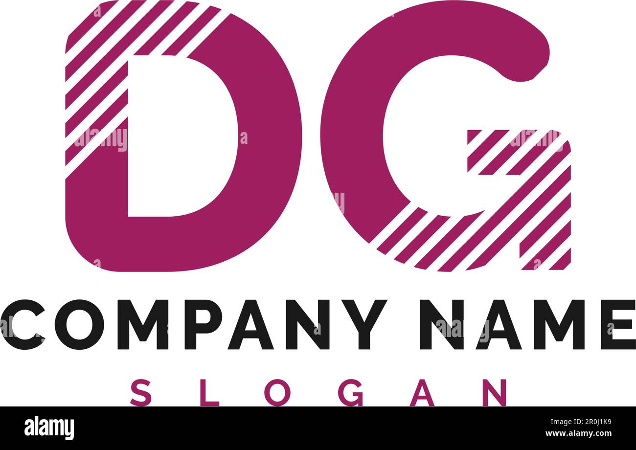 DG Letter Logo Design. DG letter logo Vector Illustration - Vector ...