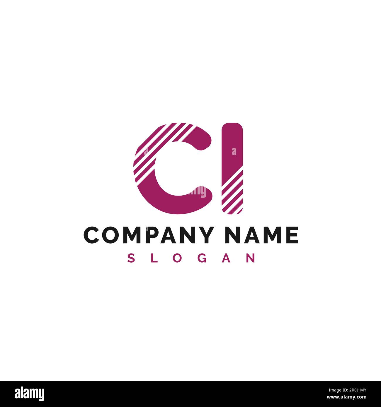CI Letter Logo Design. CI letter logo Vector Illustration - Vector ...
