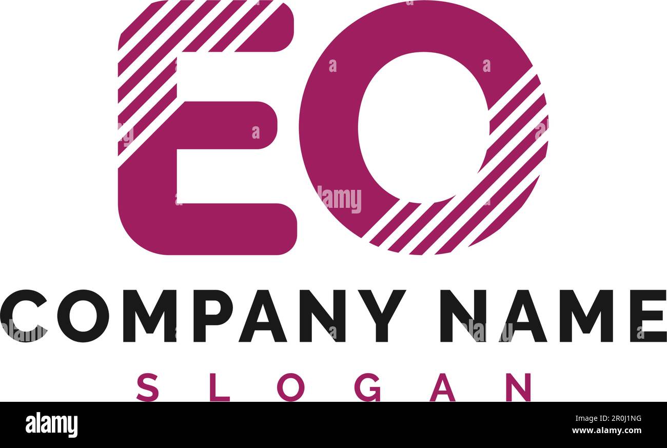 EO Letter Logo Design. EO letter logo Vector Illustration - Vector ...