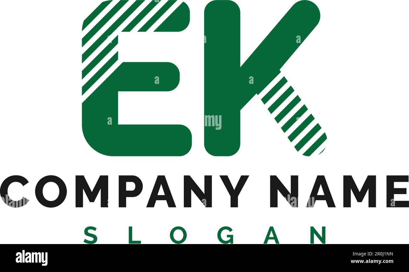 EK Letter Logo Design. EK letter logo Vector Illustration - Vector Stock Vector Image & Art - Alamy