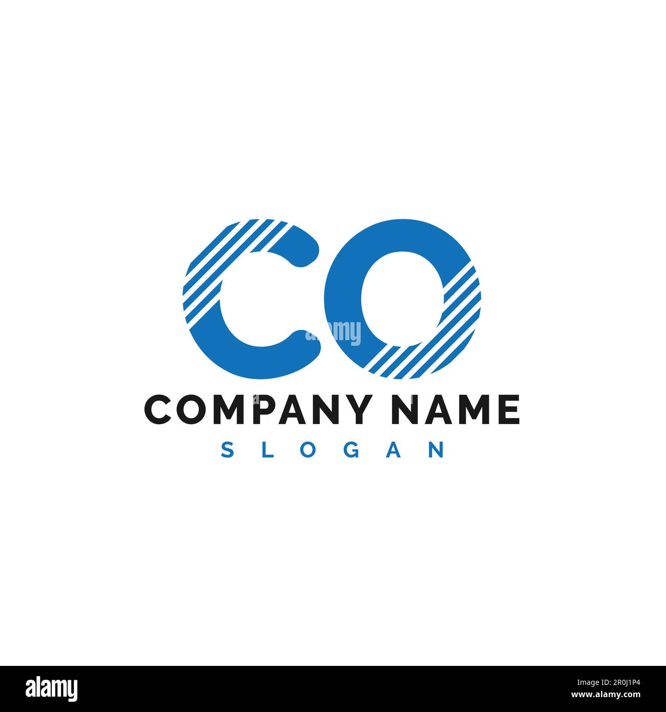 CO Letter Logo Design. CO letter logo Vector Illustration - Vector ...