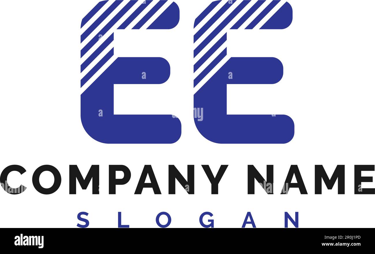 EE Letter Logo Design. EE letter logo Vector Illustration - Vector ...