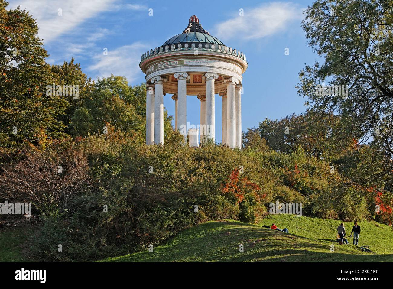 Monopteros, Englischer Garten, Munich, Upper Bavaria, Bavaria, Germany ...