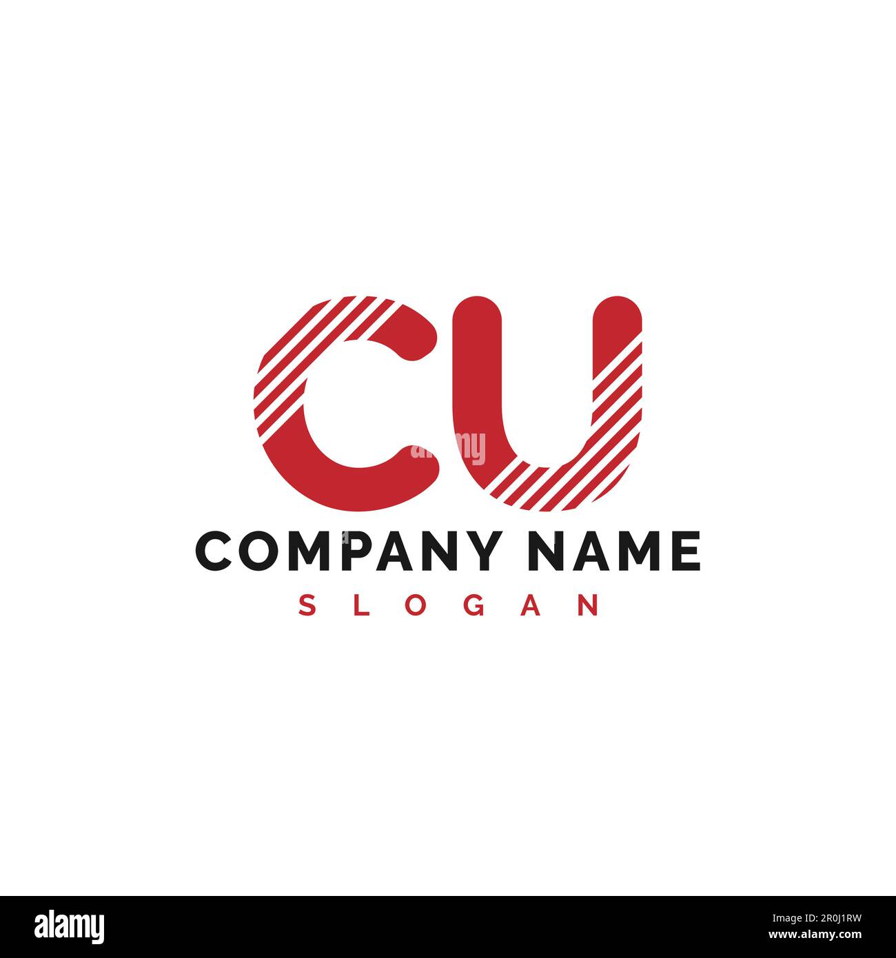 CU Letter Logo Design. CU letter logo Vector Illustration - Vector ...