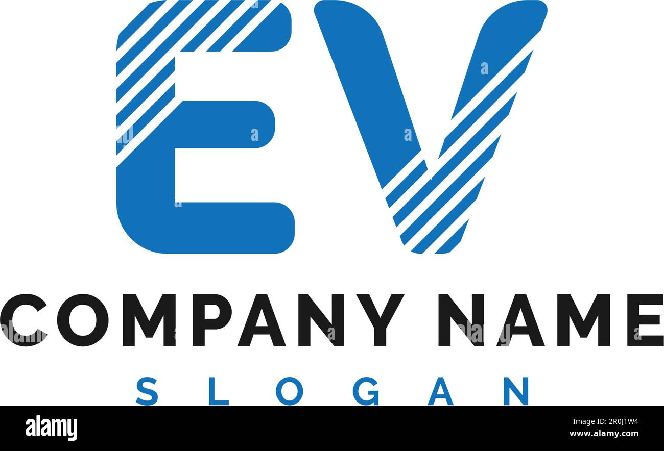 EV Letter Logo Design. EV letter logo Vector Illustration - Vector Stock Vector Image & Art - Alamy
