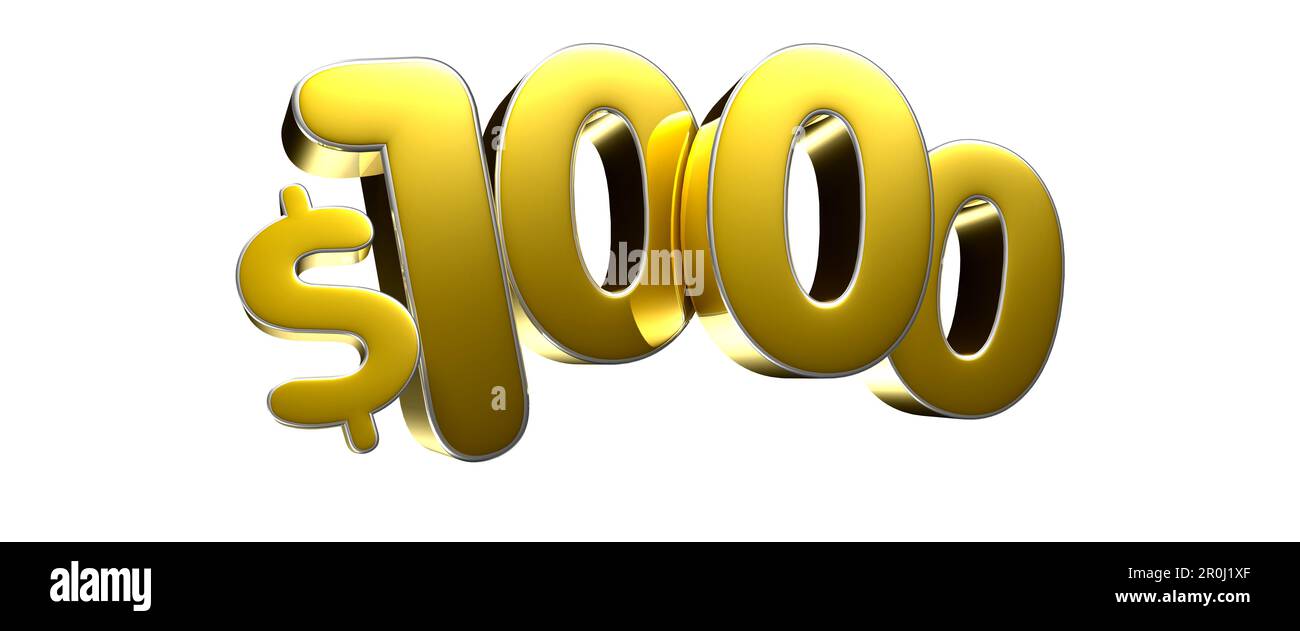 1000 dollar bill hi-res stock photography and images - Alamy