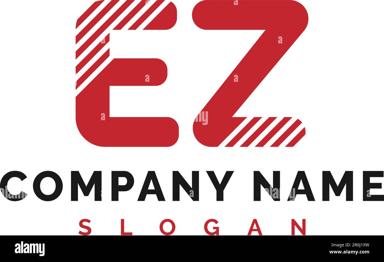 EZ Letter Logo Design. EZ letter logo Vector Illustration - Vector ...