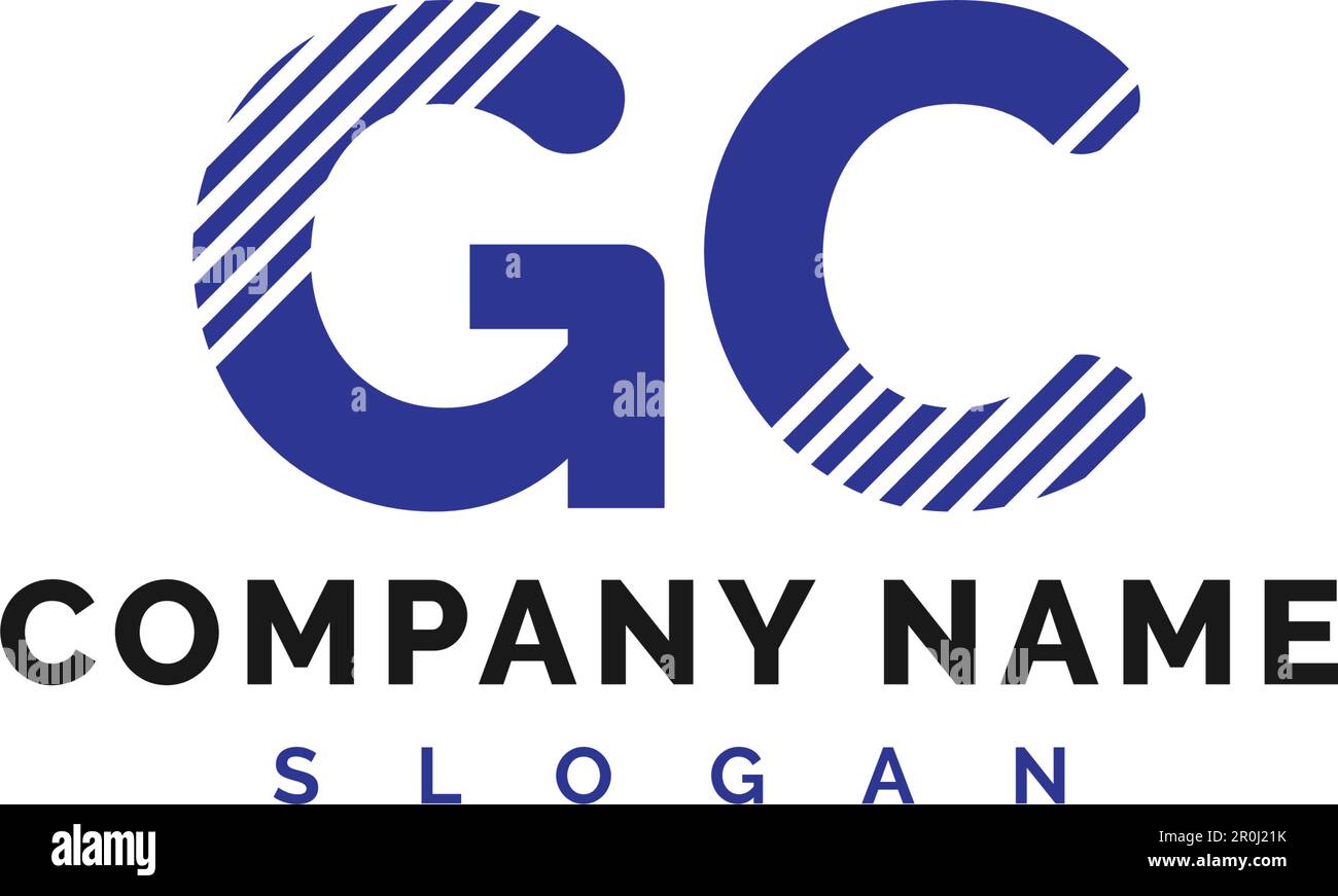 GC Letter Logo Design. GC letter logo Vector Illustration - Vector ...